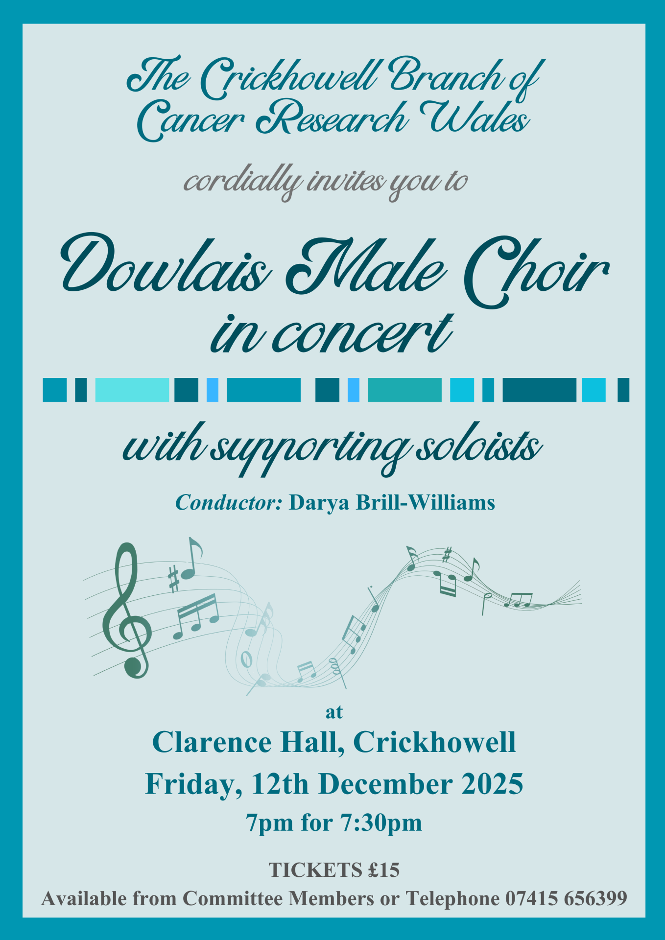 Clarence Hall - Dowlais Male Choir in Concert